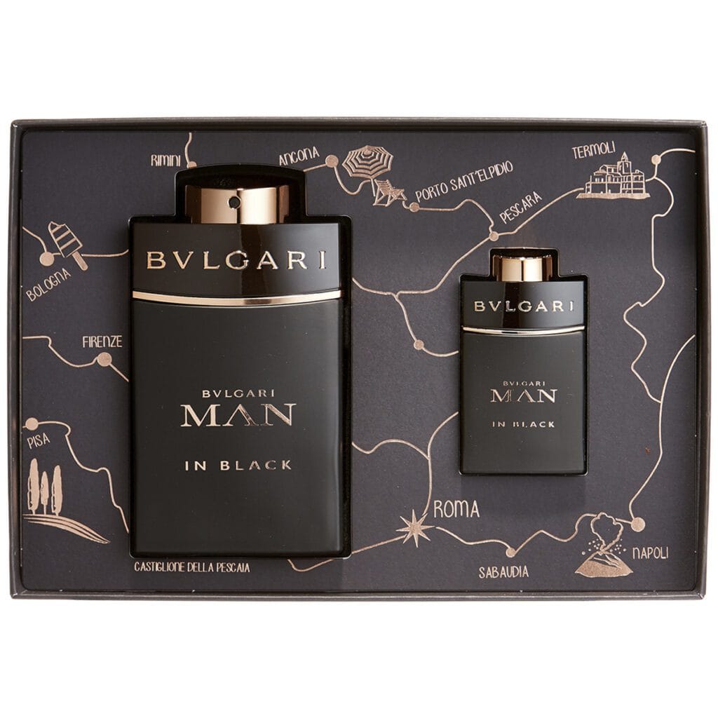 Bvlgari Man in Black Travel Set EDP – 100ML + 15ML – The Perfume HQ, Accra